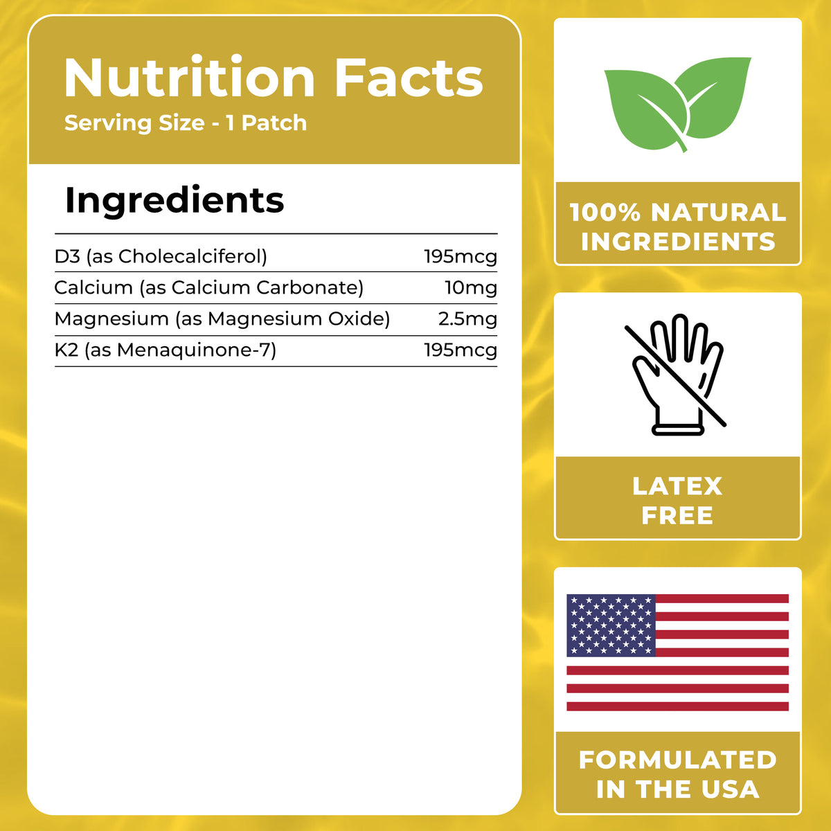 Monier: Vitamin D Patches